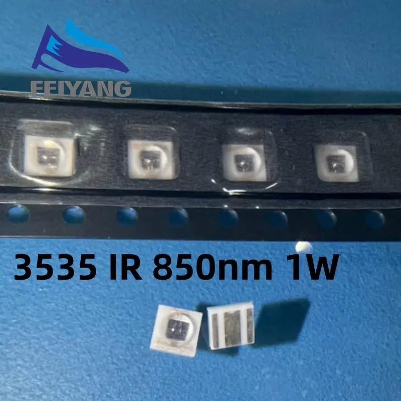 10pcs-3535-IR-LED-1W-850NM-Infrared-Emitter-Diode-Night-Vision-CCtv ...