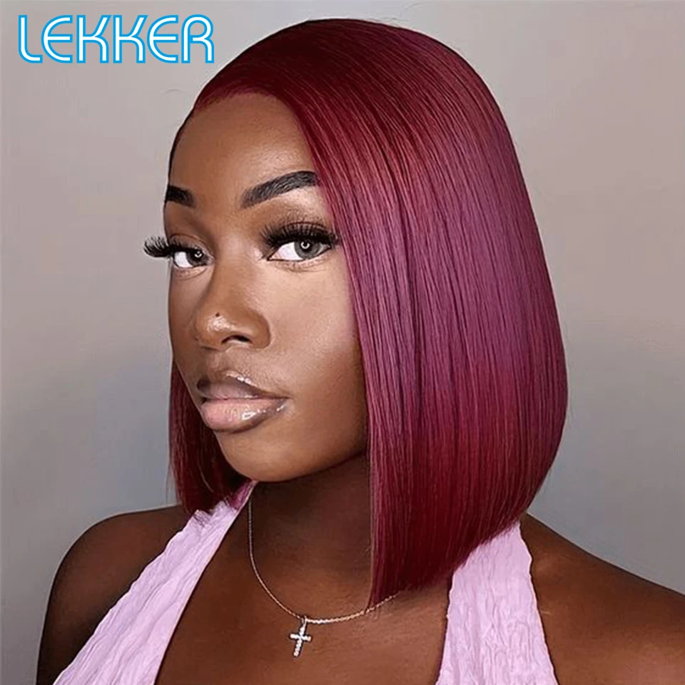 Lekker-Perucas-dianteiras-do-cabelo-humano-do-la-o-para-mulheres-99j ...