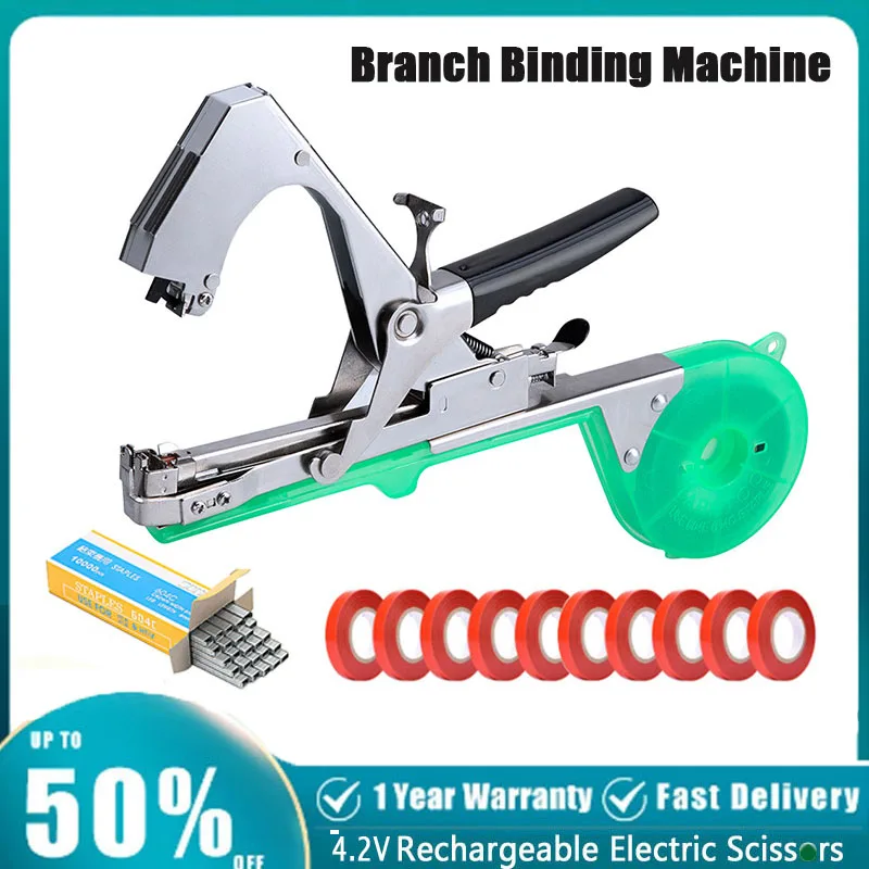 Podadora-de-plantas-de-jard-n-m-quina-de-encuadernaci-n-de-atado-manual ...
