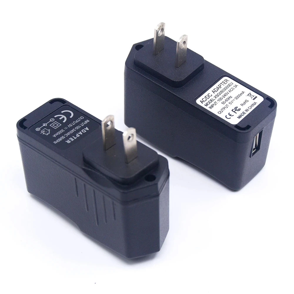 100-240V-AC-DC-Adapter-US-Plug-USB-Charger-5V-3A-5-Volt-2A-Converter ...
