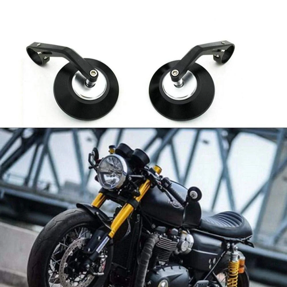 Universal Bar End Mirrors Motorcycle Handlebar Rearview Mirrors Blue ...