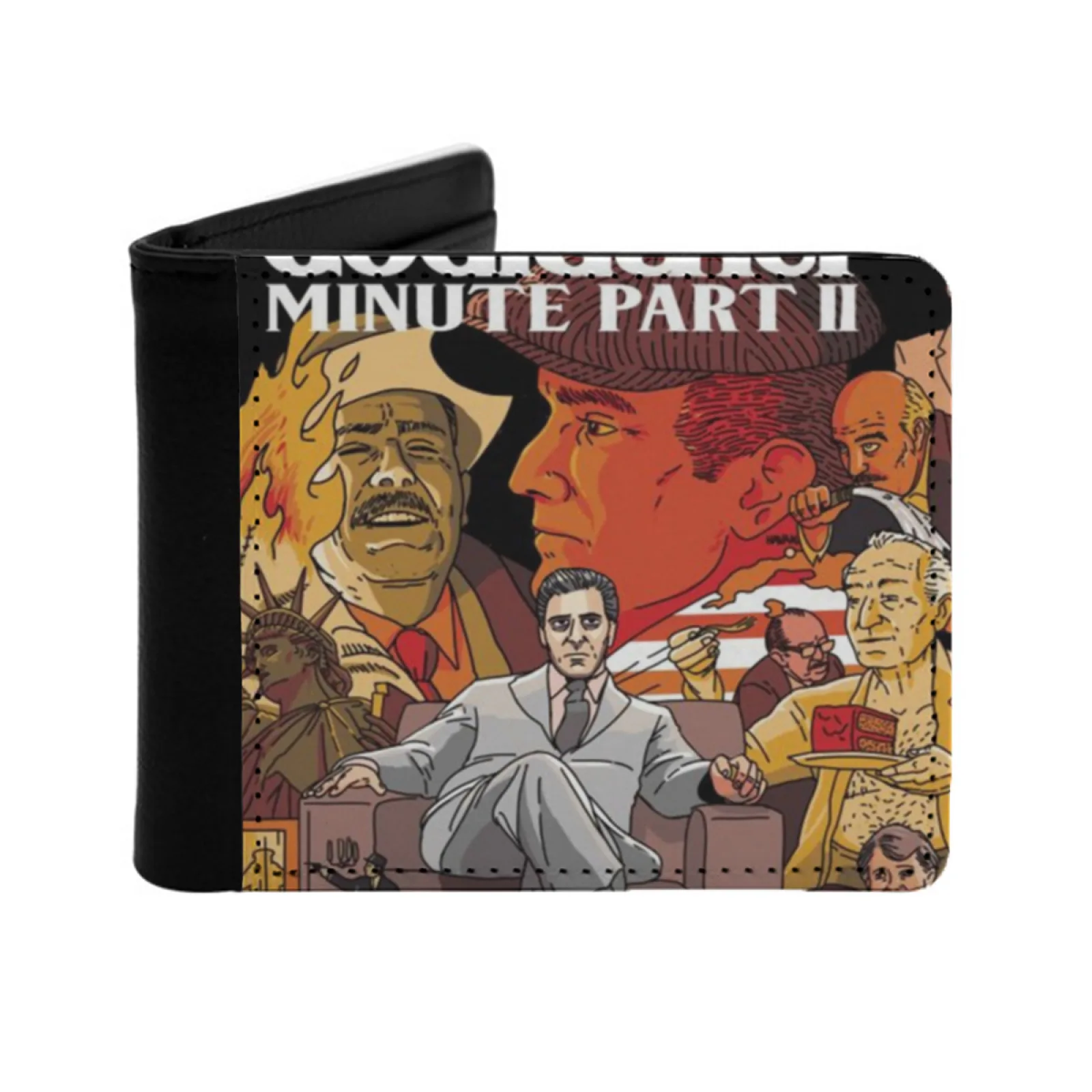 The-Godfather-Part-Ii-Poster-Men-Wallets-Fashion-Pattern-Card-Holder ...
