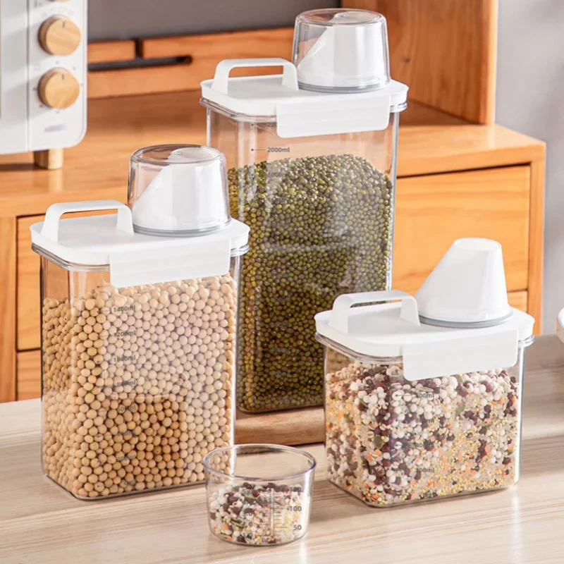 1800-2300mL-Plastic-Graduated-Storage-Jars-for-Sealed-Miscellaneous ...