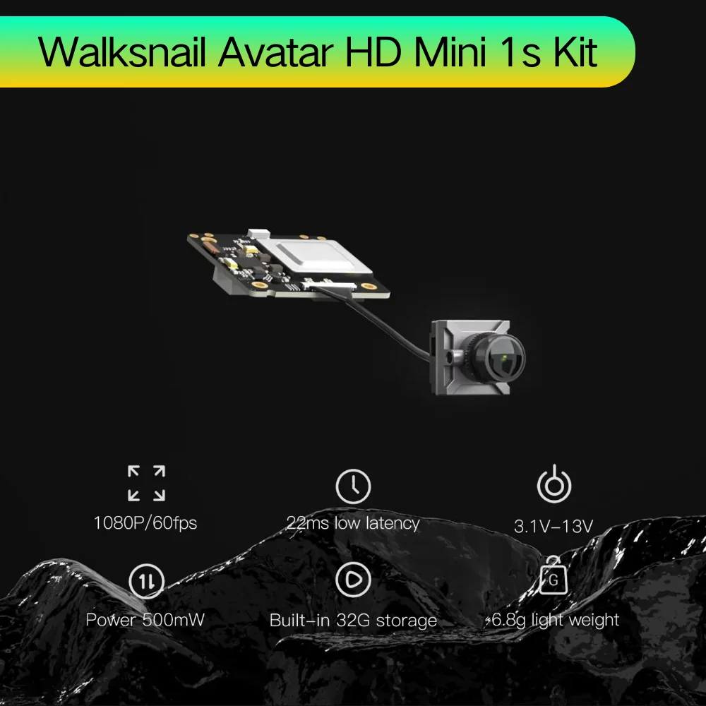 Caddx-Walksnail-Avatar-Mini-1S-Kit-1080P-60fps-350mW-22ms-Low-Latency ...