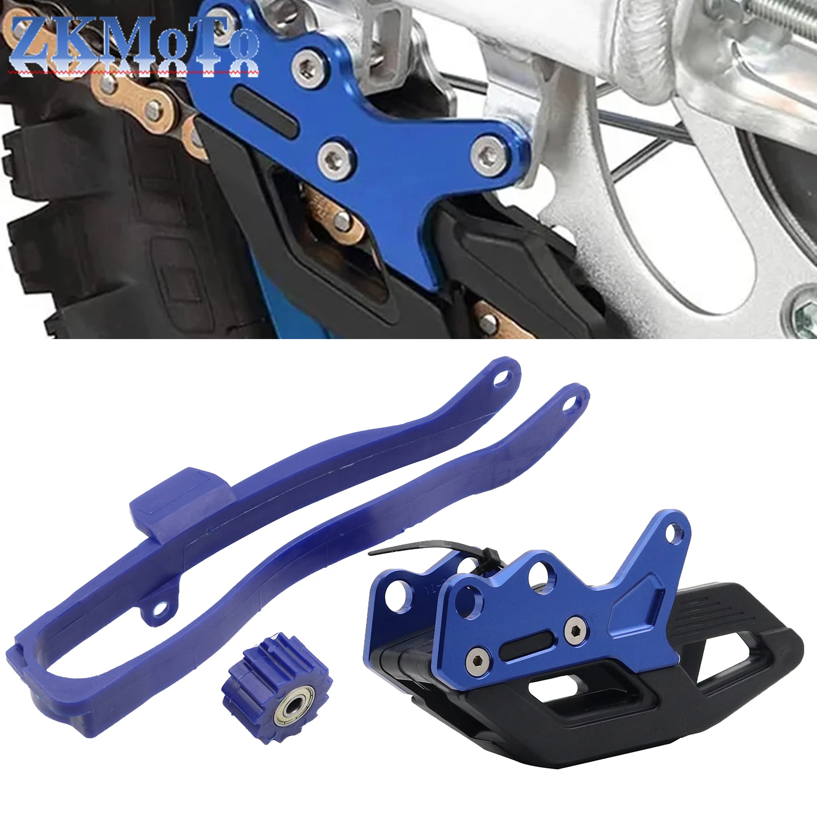 Motorcycle-Chain-Slider-Guide-Swingarm-Roller-Chain-Guide-Sprocket ...