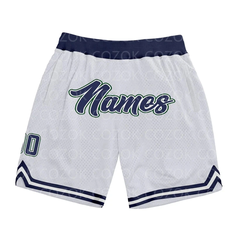Custom-Navy-Blue-line-Authentic-Basketball-Shorts-3D-Printed-Men-Shorts ...