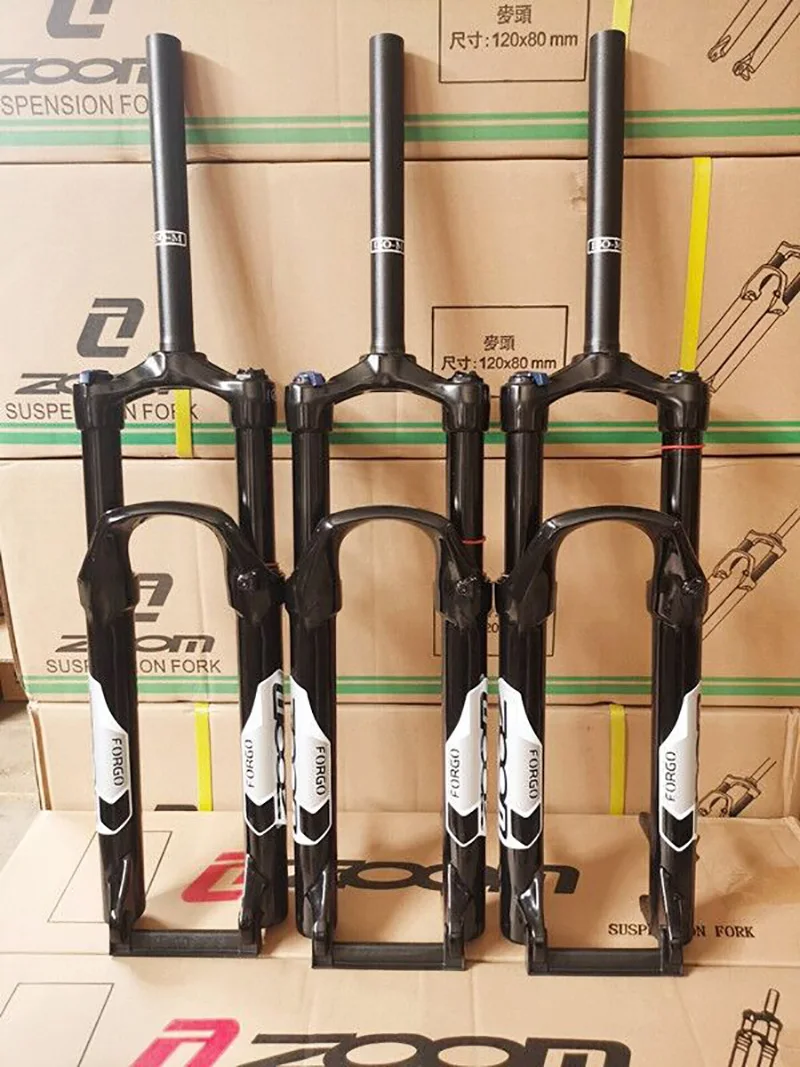 Zoom-Air-Fork-with-Locking-Front-Fork-Black-Suspension-Fork-MTB-Shock ...
