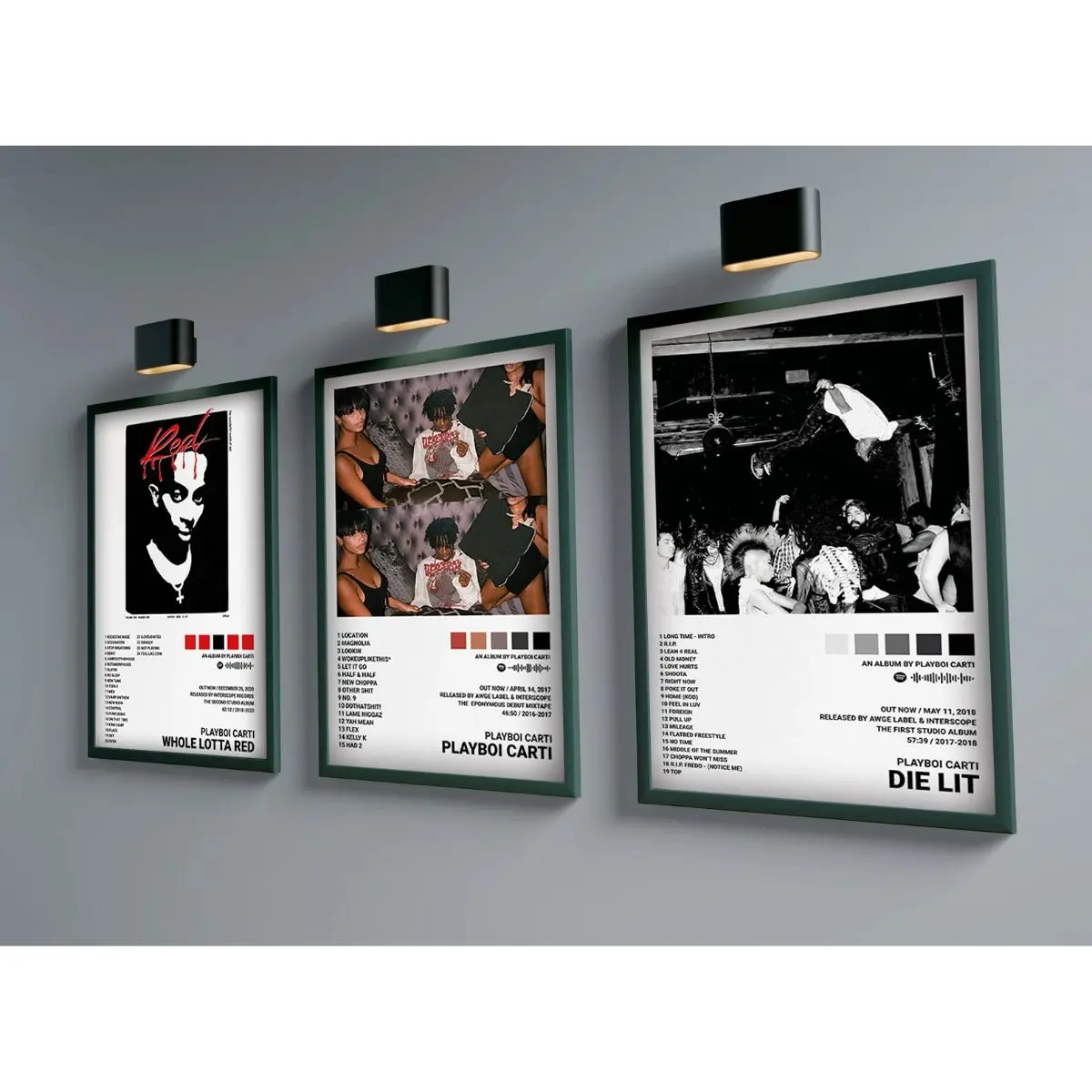 Hip-Hop-Rapper-Pintura-Canvas-Playboi-Carti-M-sica-lbum-Die-Lit-Capa ...