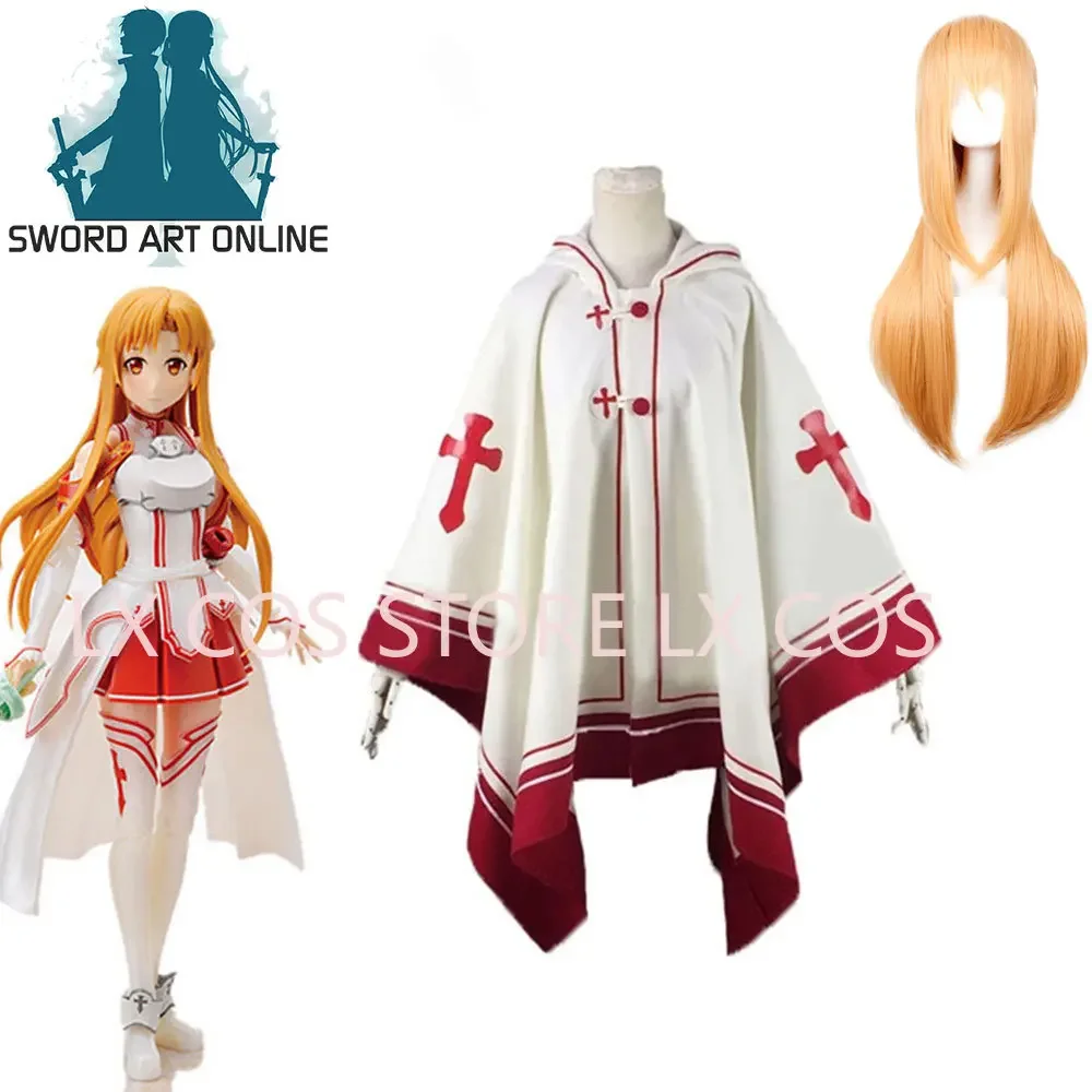 Anime-SAO-Cosplay-Sword-Art-Online-Asuna-Yuuki-Cloak-Coat-Cosplay ...