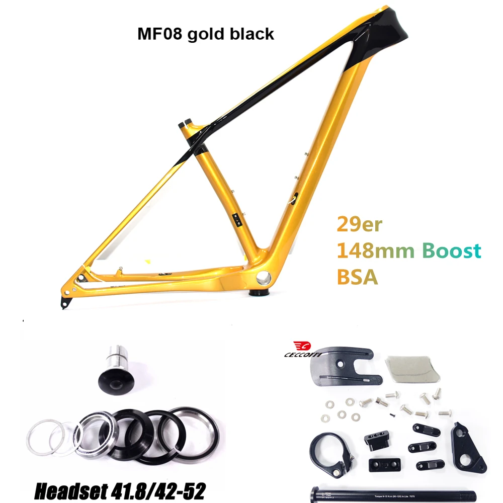 2023-29er-Carbon-Mountain-Bike-Frame-148-12mm-Boost-BB73-MTB-Cycling ...