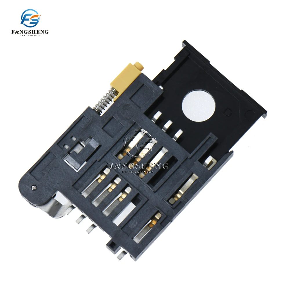 5-10PCS-A-card-SIM-card-holder-SIM-card-slot-6-2P-drawer-SIM-card ...