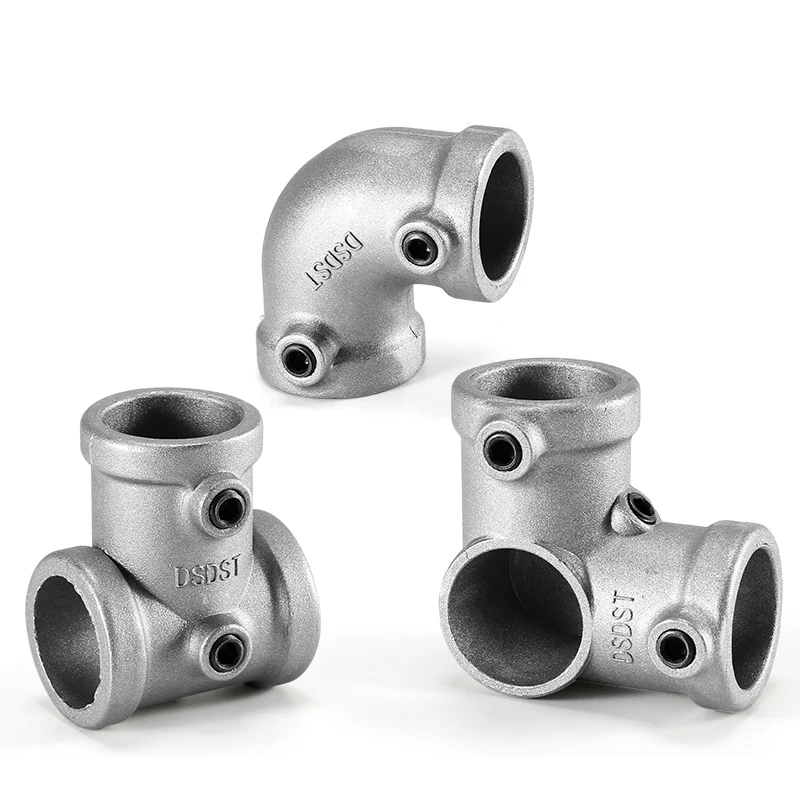 DN25mm-Galvanized-Pipe-Connector-Clothing-Display-Rack-Fishpond-Rack ...