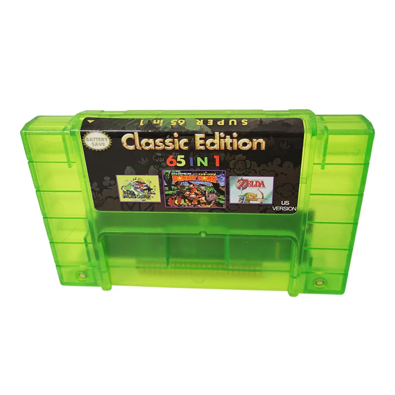 Video Game Cartridge | Memory Cards - 65 1 Snes-multi 16 Bit Video Game ...