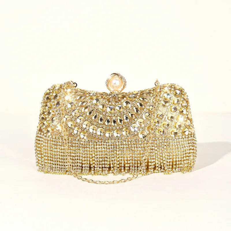 Gold-Evening-Clutch-Bag-For-Women-Luxury-Diamond-Party-Purse-Handbag ...