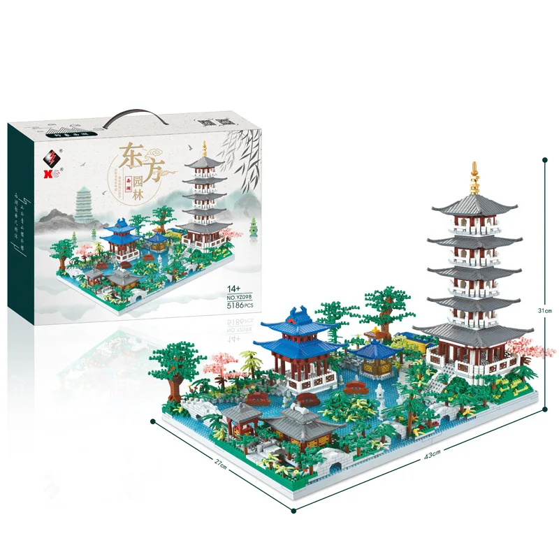West-Lake-Small-Particle-Scenic-Spot-Series-Assembled-Building-Model ...