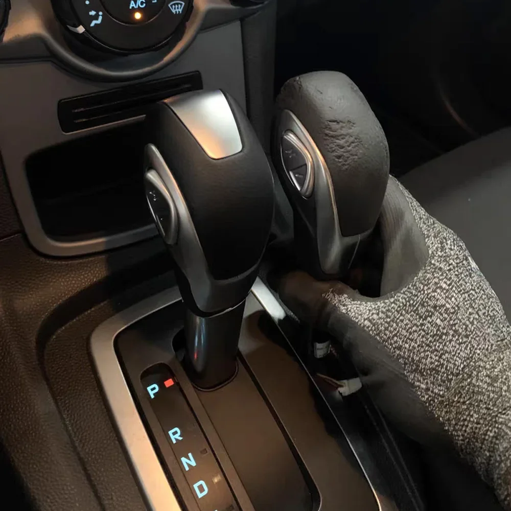 Leather-Car-Gear-Stick-Shift-Knob-Shifter-Lever-Head-for-Ford-Focus ...