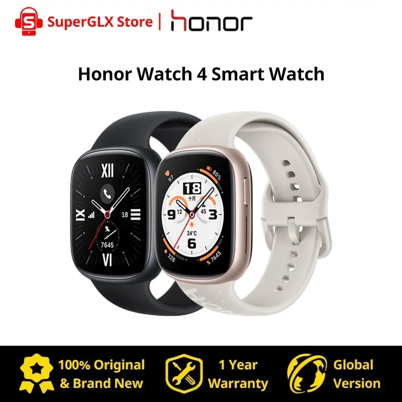 Honor-watch-4-Smartwatch-GPS-Blood-Oxygen-Monitor-1-75-AMOLED-Display ...