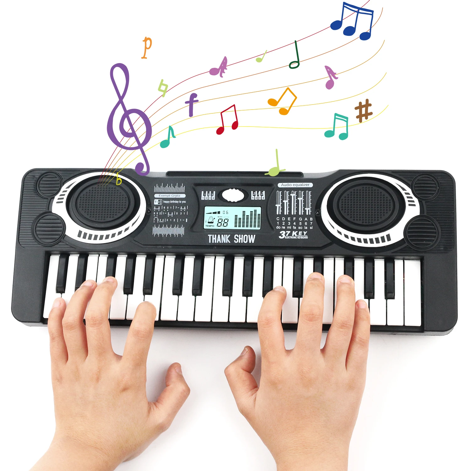 Kids-Mini-Electronic-Piano-Keyboard-37-Keys-Puzzle-Early-Education ...