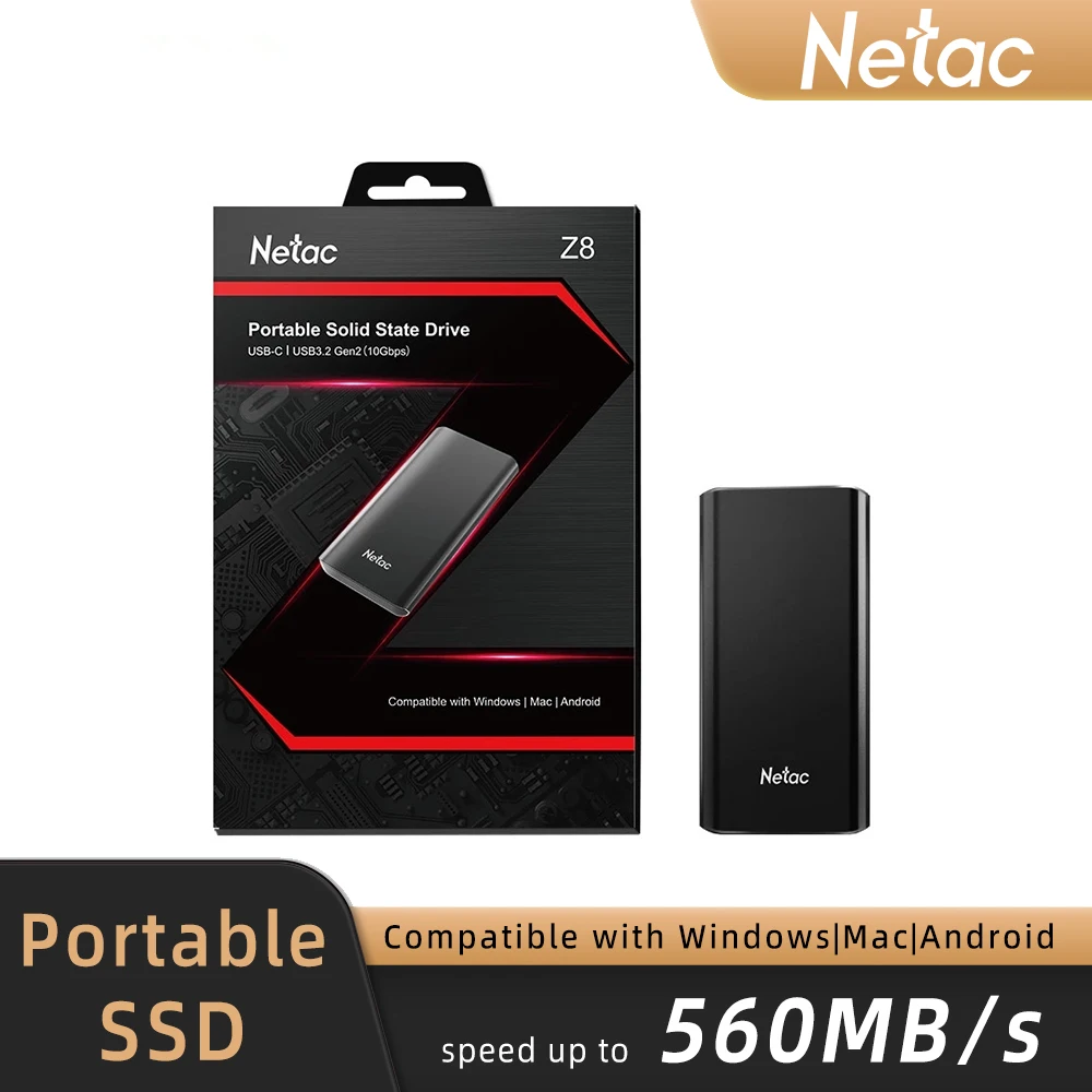 Netac-Portable-SSD-560mb-s-USB-3-2-Gen2-Solid-State-Drive-2tb-1tb-500gb ...