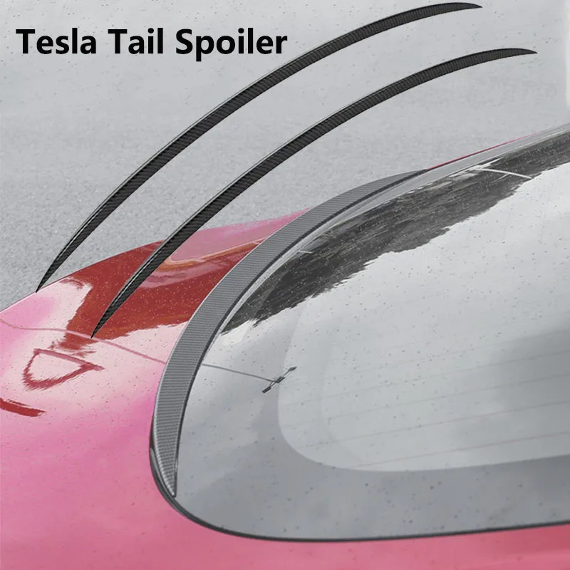 Car-Tail-Spoiler-For-Tesla-Model-3-Carbon-Fiber-Trunk-Tail-Rear-Wing ...