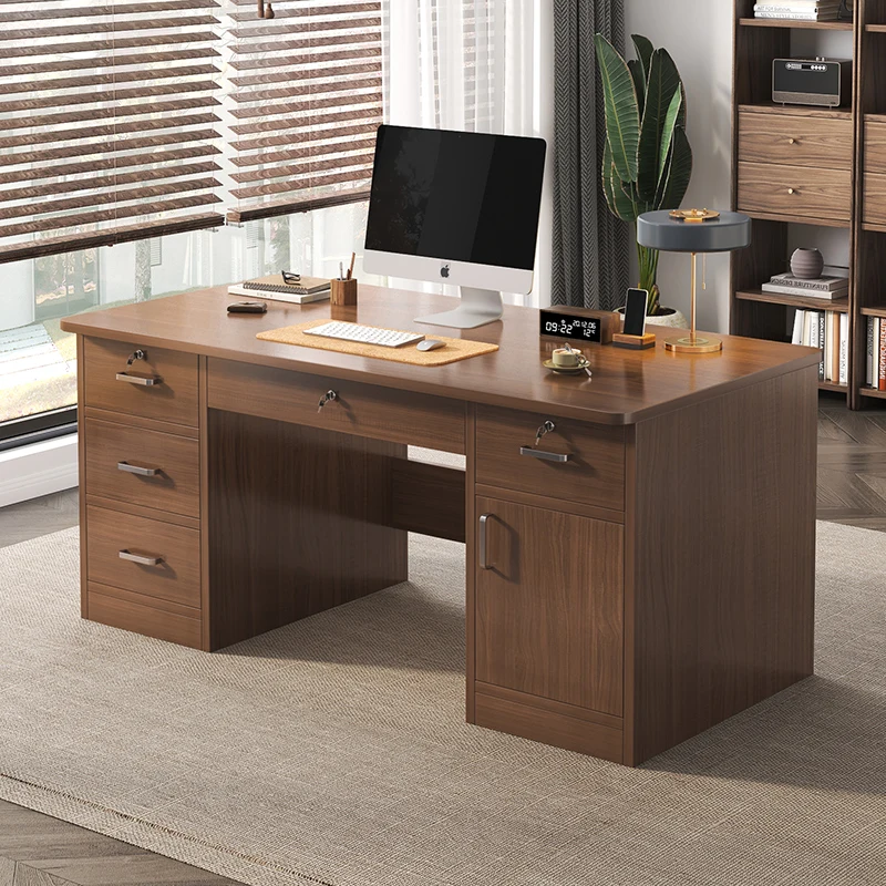 A minimalist modern home desk, an office desk, a work desk