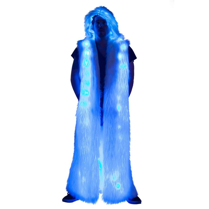 Led Tron Dance Wear Halloween Light Up Costume Party Rave Clothing ...