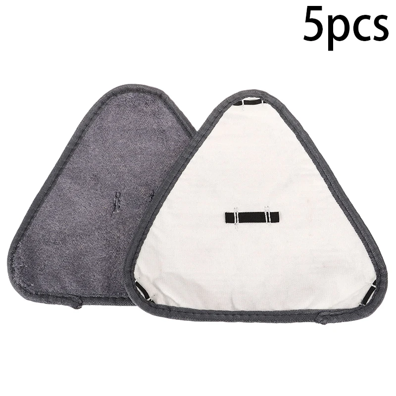 5Pcs-Triangle-Microfiber-Cloth-Dust-Mop-Replacement-Head-Pads-Glass ...