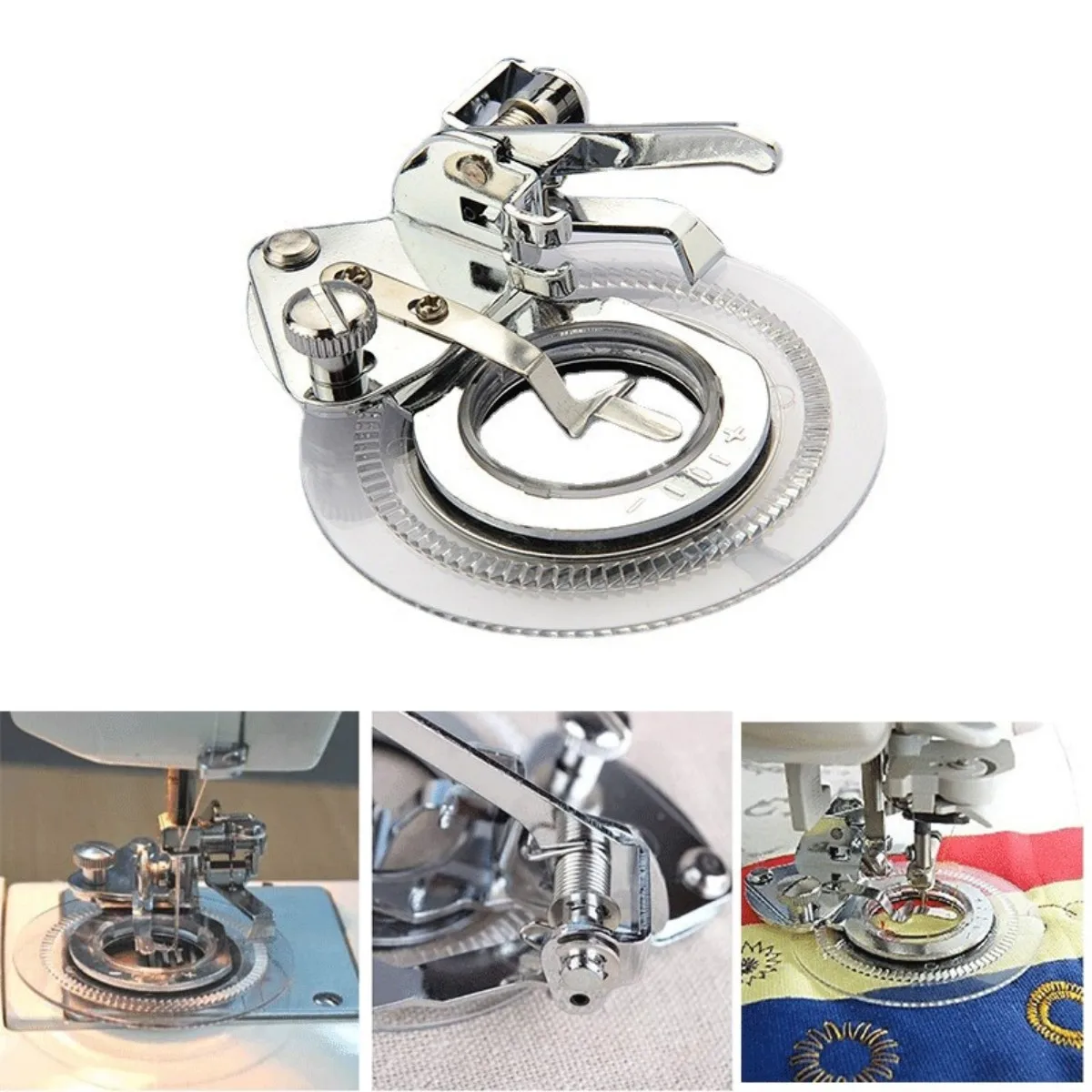 Universal Decorative Daisy Flower Stitch Sewing Machine Presser Foot ...