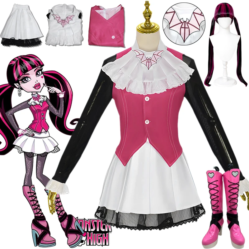 Anime Draculaura Cosplay Monster Fantasy High Spectra Vondergeist ...