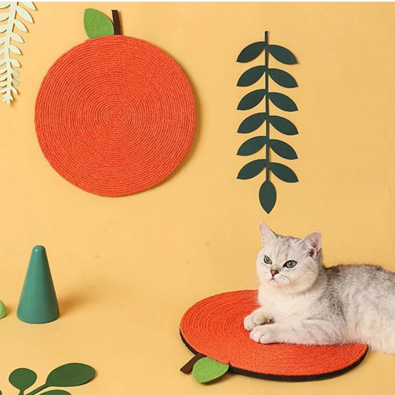 Creative-Avocado-Cat-Scratcher-Board-Sisal-Pad-Grinding-Claw-Protection ...