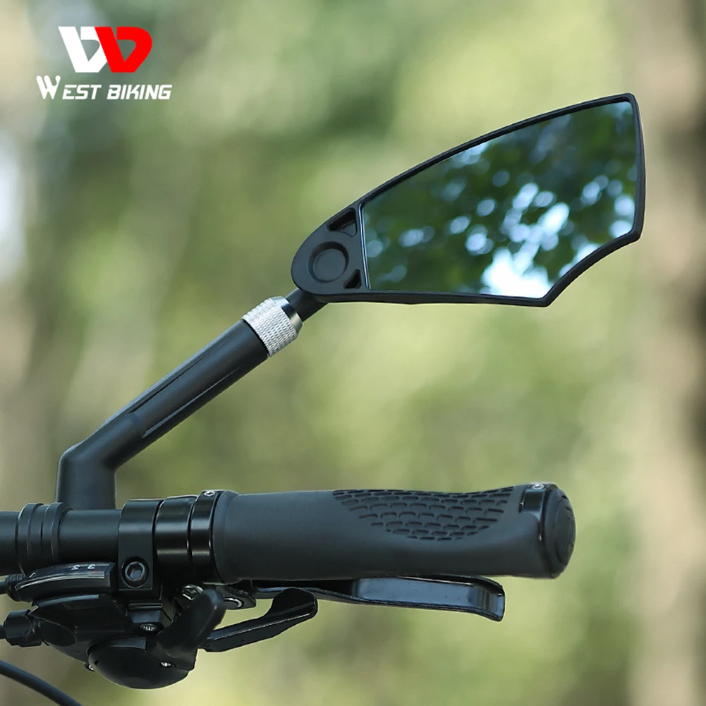 WEST-BIKING-Anti-Glare-Bicycle-Mirror-Explosion-Proof-Handlebar-Rear ...