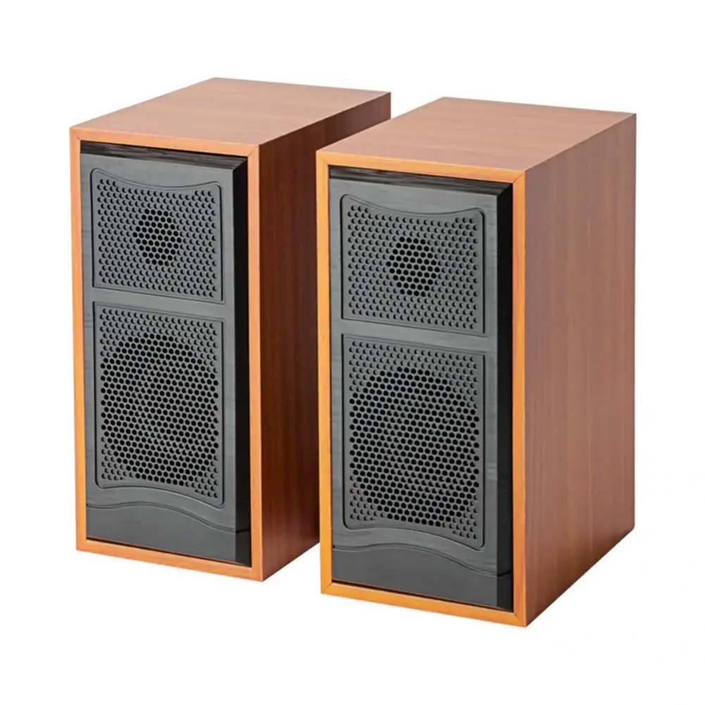 Wooden-Speakers-1-Pair-Practical-Sturdy-3-5mm-Audio-Jack-Desktop ...