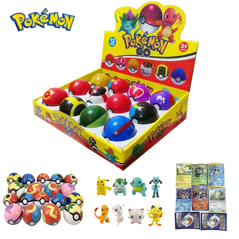 Pokemon Pocket Monster Pokeball | Pokeball Mini Action Figure - Ball ...