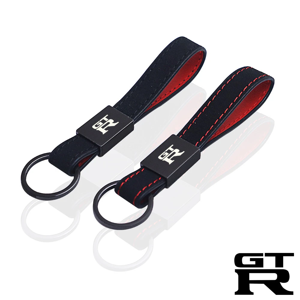 For Nissan Gtr Gt-r Nismo R35 Premium Edit Car Key Chain Leather ...