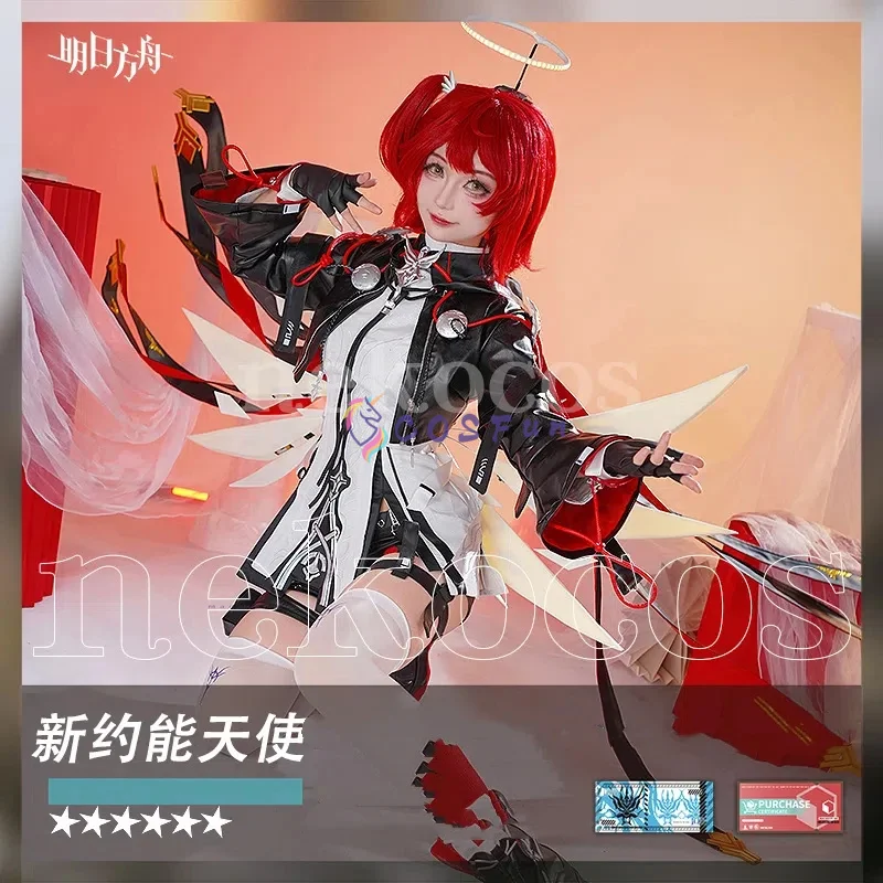 Arknights Exusiai the New Covenant Cosplay Costume Halloween Game Suit ...