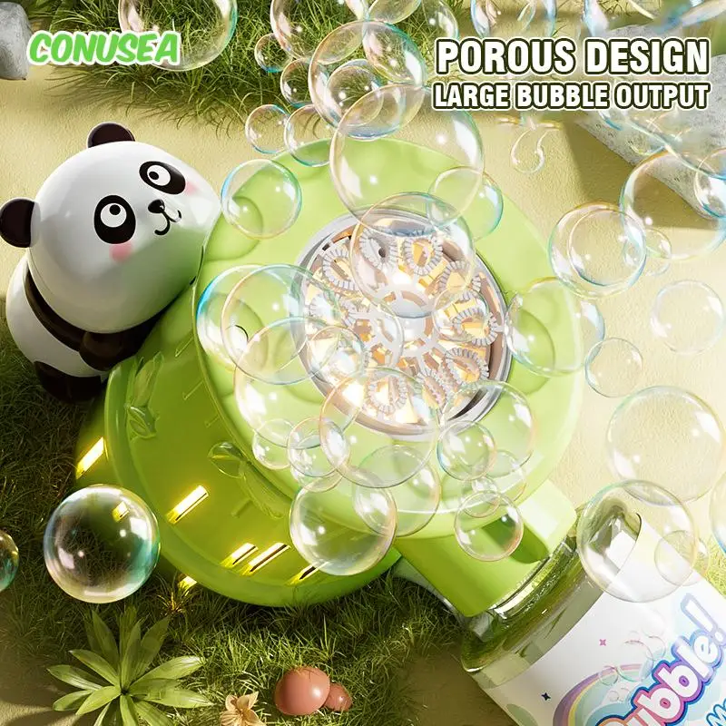 Panda-Bubble-Gun-Toys-for-Kids-Children-s-Electric-Automatic-Soap ...