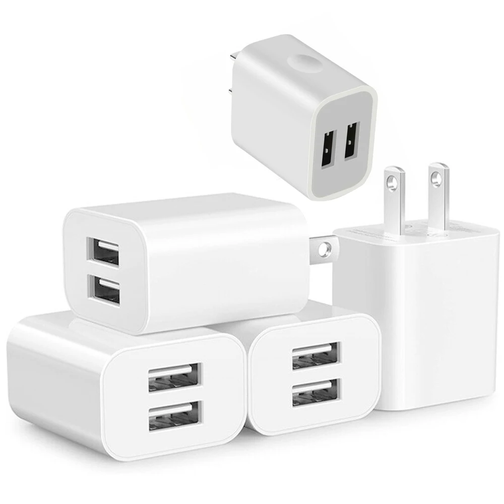 1/5Pcs Universal Travel USB AC Wall Home Charger Power Adapter US Plug ...