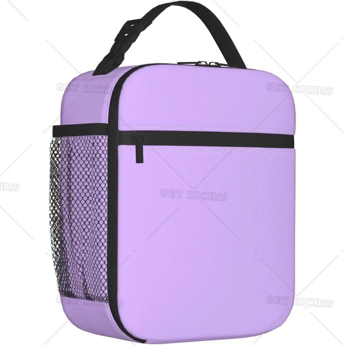 Light-Color-Purple-Solid-Insulated-Color-Lunch-Bag-for-Teens-Kids-Boys ...
