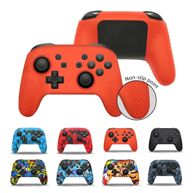 Anti-slip-Soft-Silicone-Case-For-Switch-Pro-Controller-Gamepad-Rubber ...