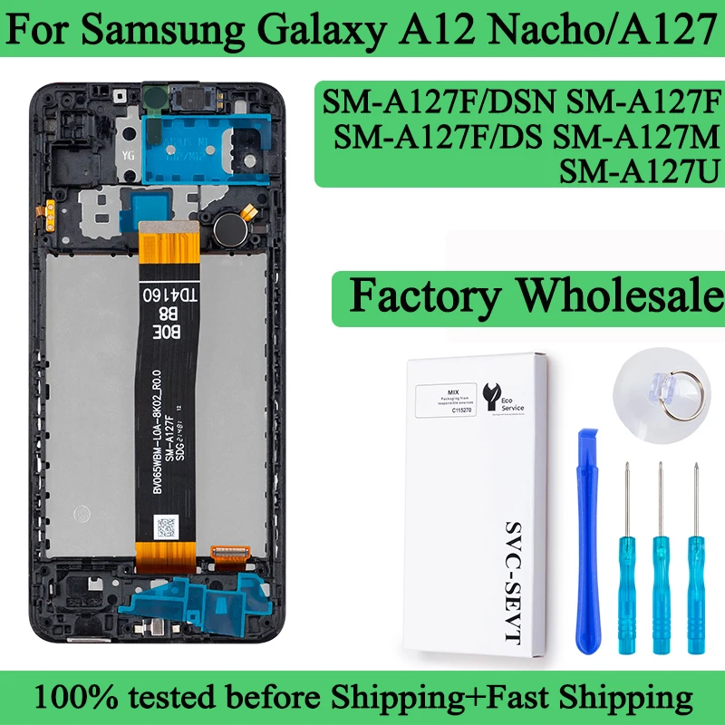 Pantalla-Lcd-SM-A127F-para-Samsung-Galaxy-A12-Nacho-montaje-de-Panel ...