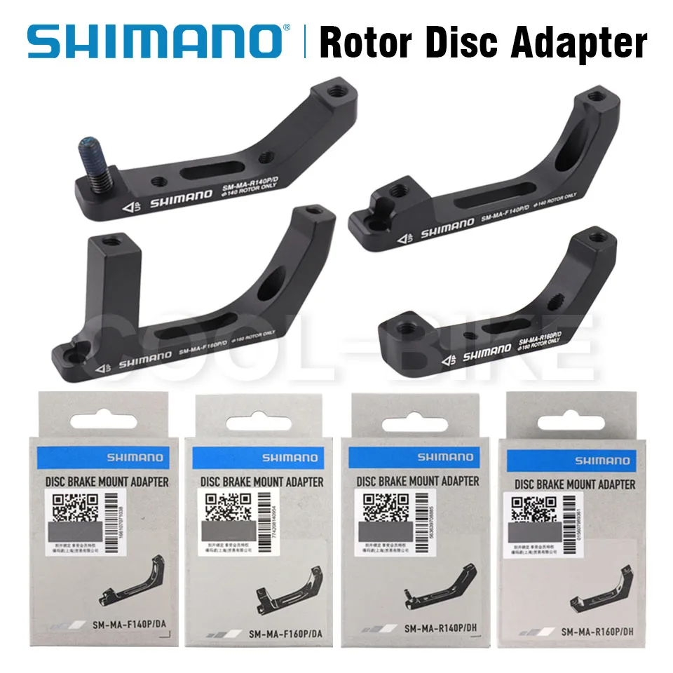SHIMANO Disc Brake Adapter Road Bike Flat Mount To Post Mount R160D/D ...