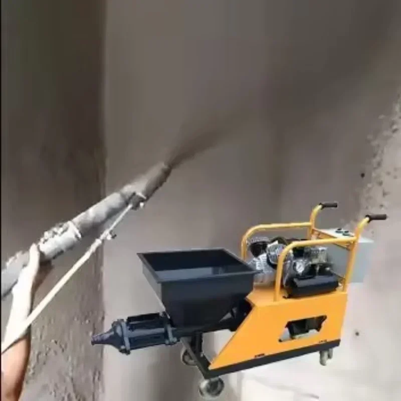 Wall-Plastering-Machine-Automatic-Mortar-Spray-Machine-Paint-Spraying ...