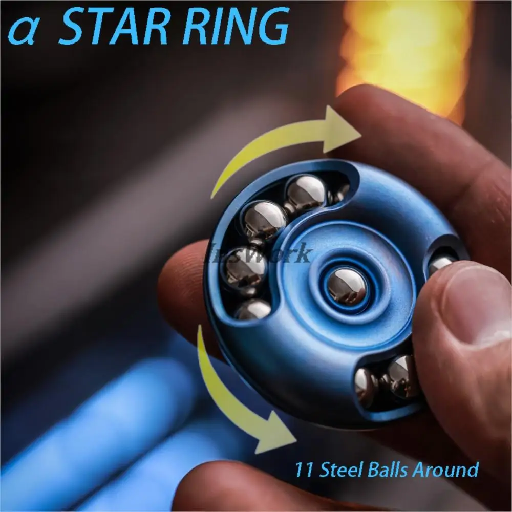 Star-Ring-11-Steel-Balls-Around-Push-Metal-Fidget-Toy-Fidget-Spinner ...