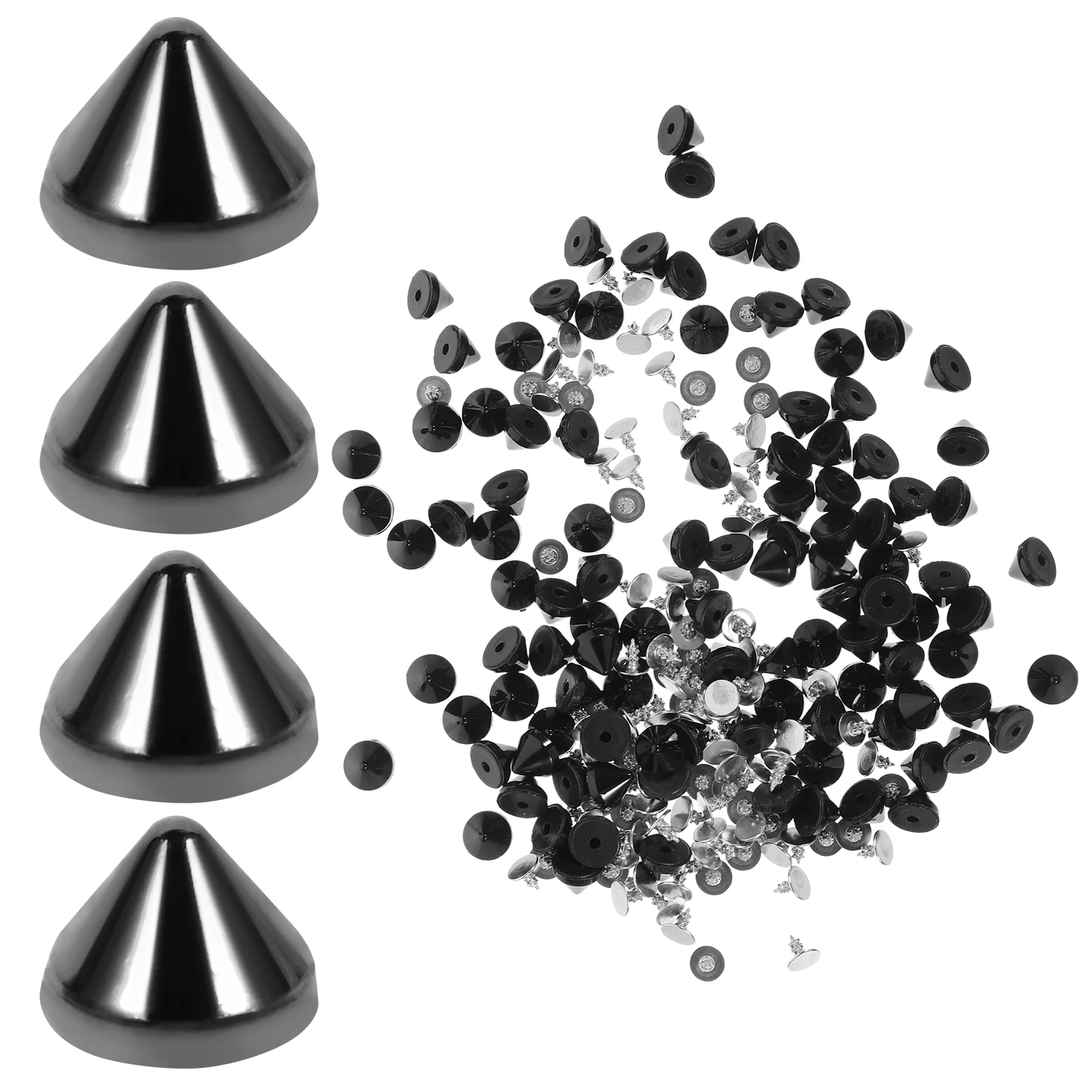 100-Pcs-Punk-Rivets-Decor-DIY-Bag-Shoes-Accessories-Pointy-Crafting ...