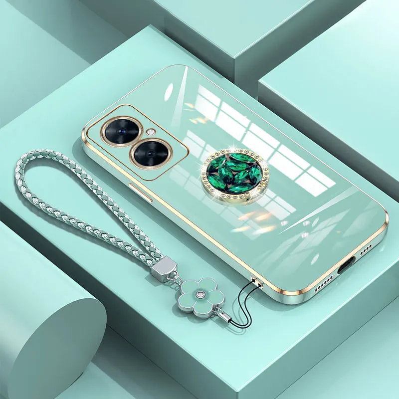 Nova11i Case with Lanyard,Luxury Diamond Holder Case For Huawei Nova ...