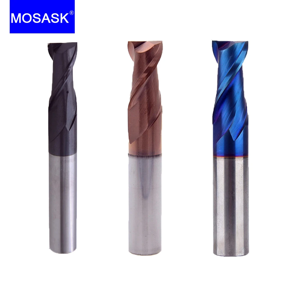 MOSASK-1PC-4-Flutes-HRC65-HRC55-HRC45-2-Flute-Tungsten-Steel-CNC ...