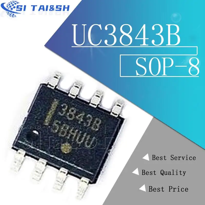 10PCS UC3842A UC3843A UC3843B UC3845B UC3842 UC3843 UC3844 UC3845 SOP 8 ...