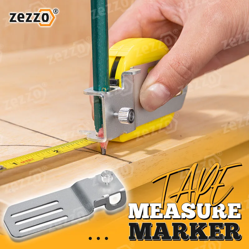 Tape-Measure-Marker-Fixed-Measuring-Tape-Clip-Measure-Precision-Tool ...