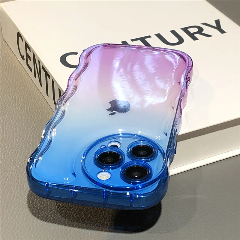 Gradient Color Phone Case Iphone | Gradient Clear Case Iphone | Чехол ...