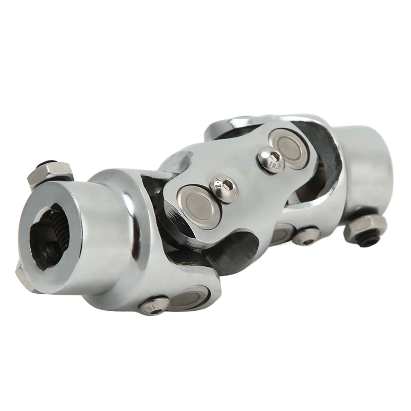 Double-U-Joint-Coupler-Double-Steering-U-Joint-Chromed-5-2in-Length-3 ...
